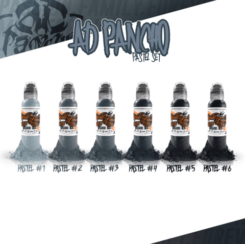 AD Pancho 6 color Pastel Set – American Body Art Pty Ltd - Tattoo ...